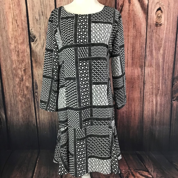 Collective Concepts | Dresses | Stitch Fix Large Peplum Mixed Pattern ...